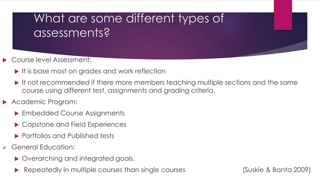 CUR/528 Assessing student learning | PPT