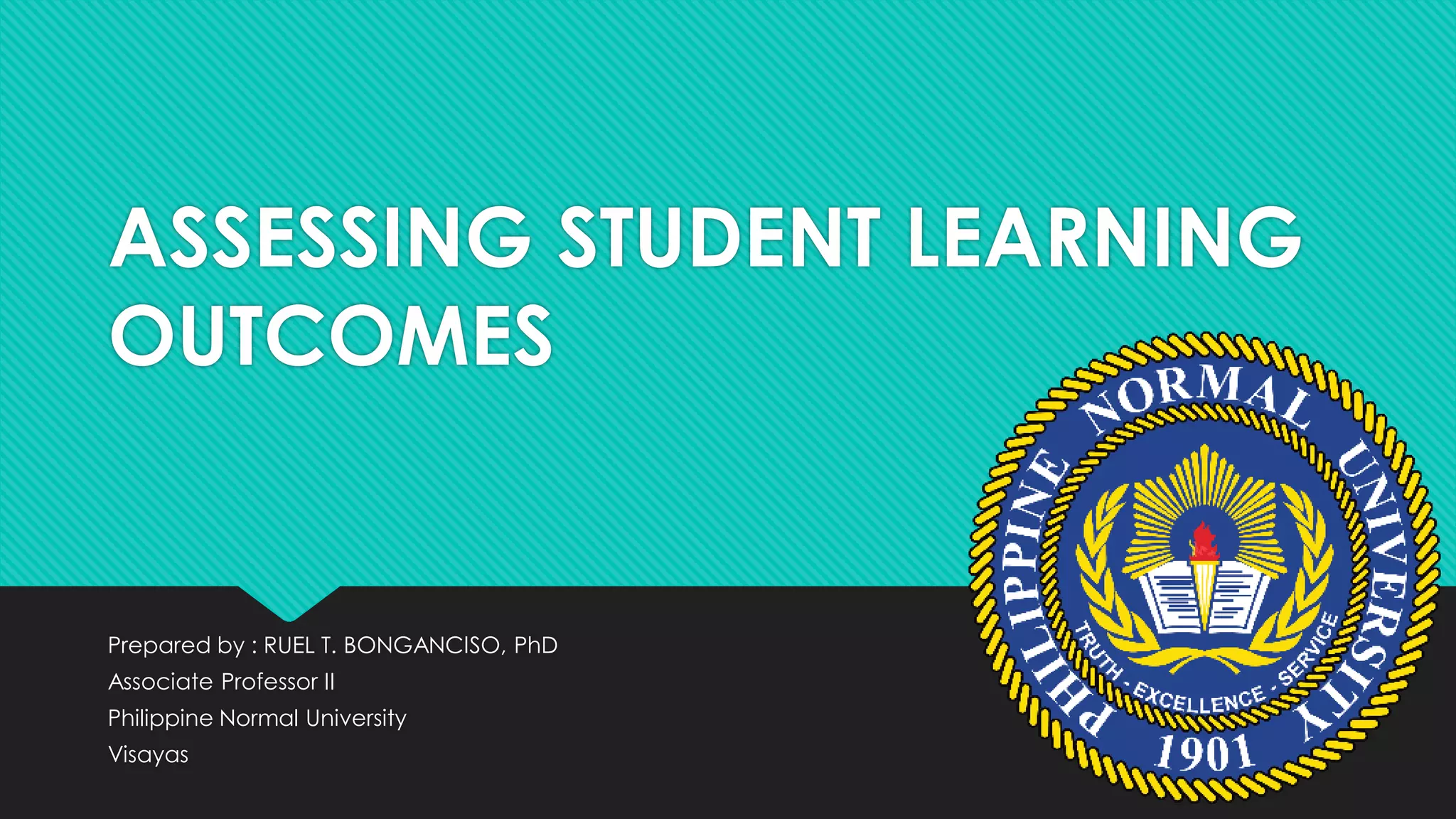 Assessing student learning outcomes | PDF