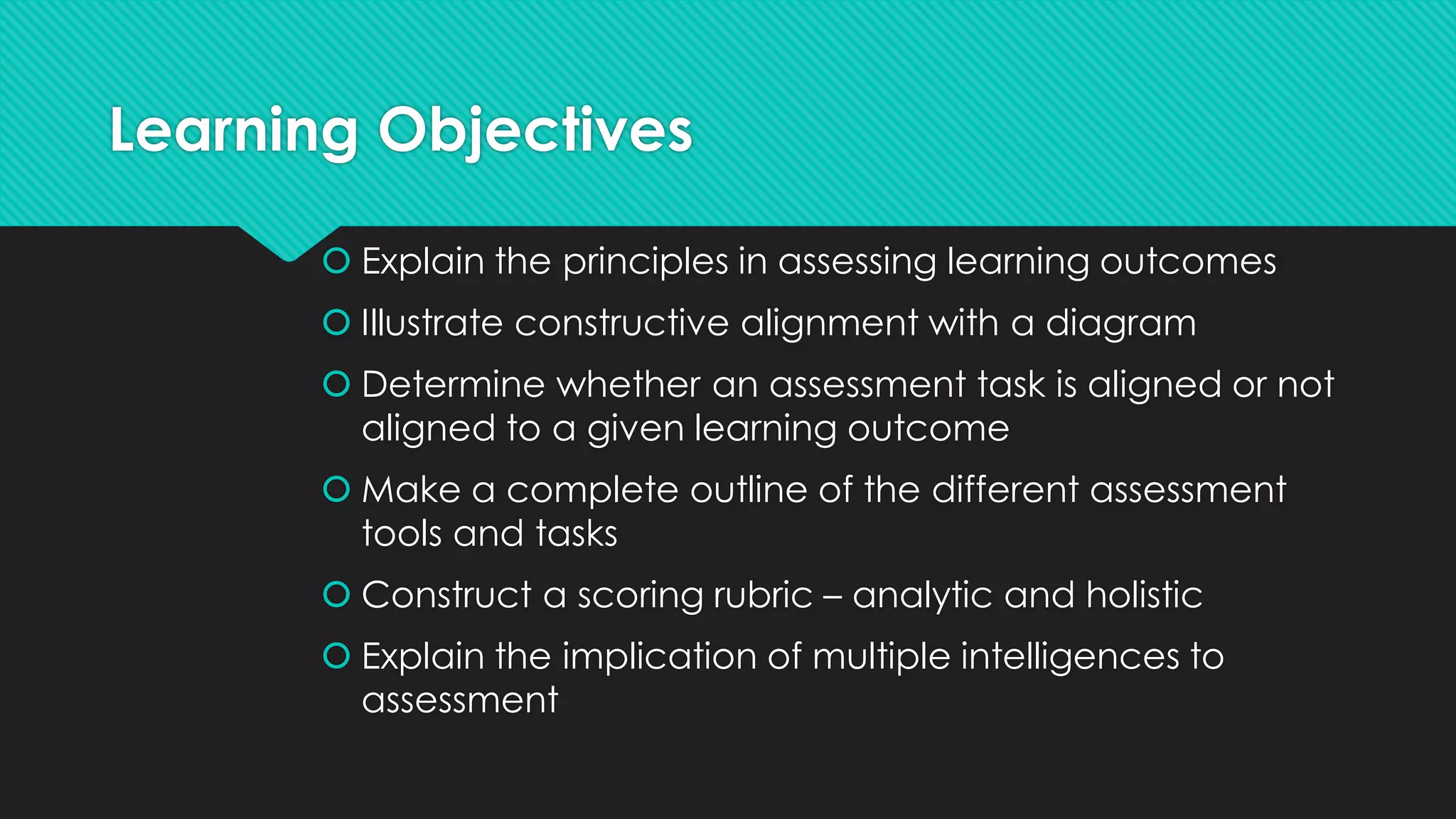 Assessing student learning outcomes | PDF
