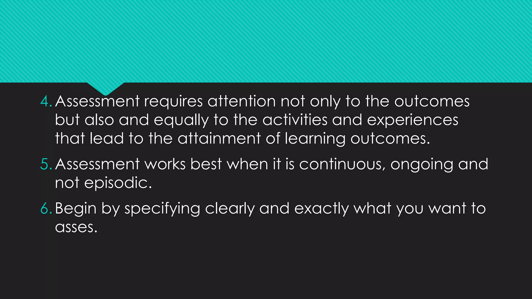 Assessing student learning outcomes | PDF