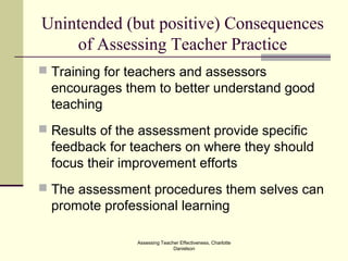 Assessing teacher effectiveness | PPT