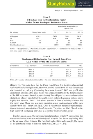 Assessing Teamwork Skills A Multi-Method Approach | PDF | Standardized ...