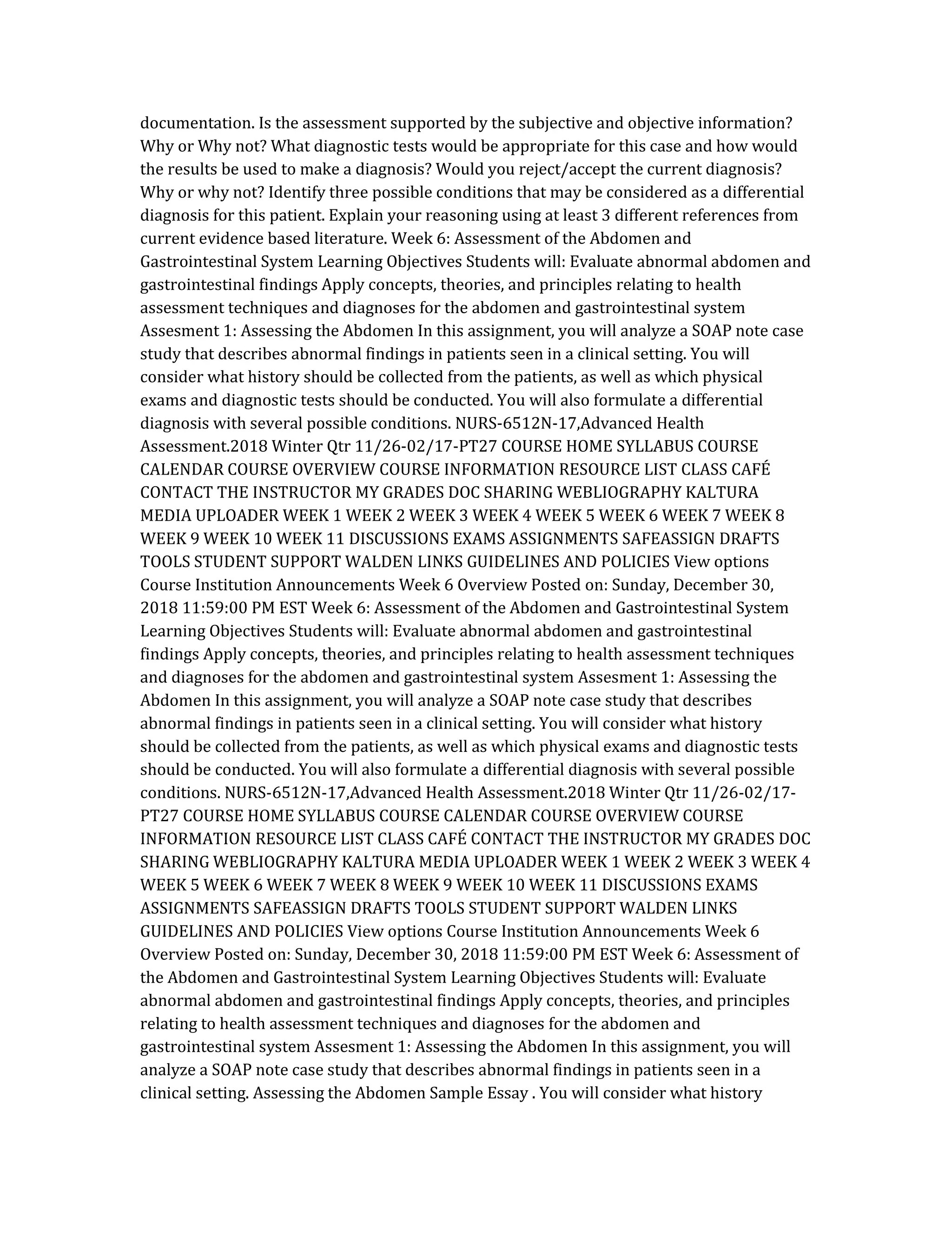 Assessing the Abdomen Sample Essay.docx