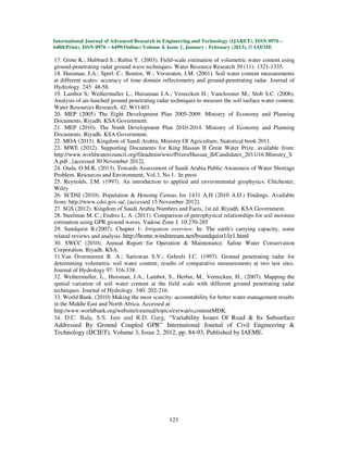 Assessing the applicability of ground penetrating radar gpr techniques ...