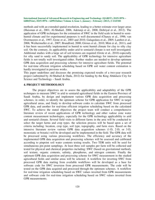 Assessing the applicability of ground penetrating radar gpr techniques for estimating | PDF