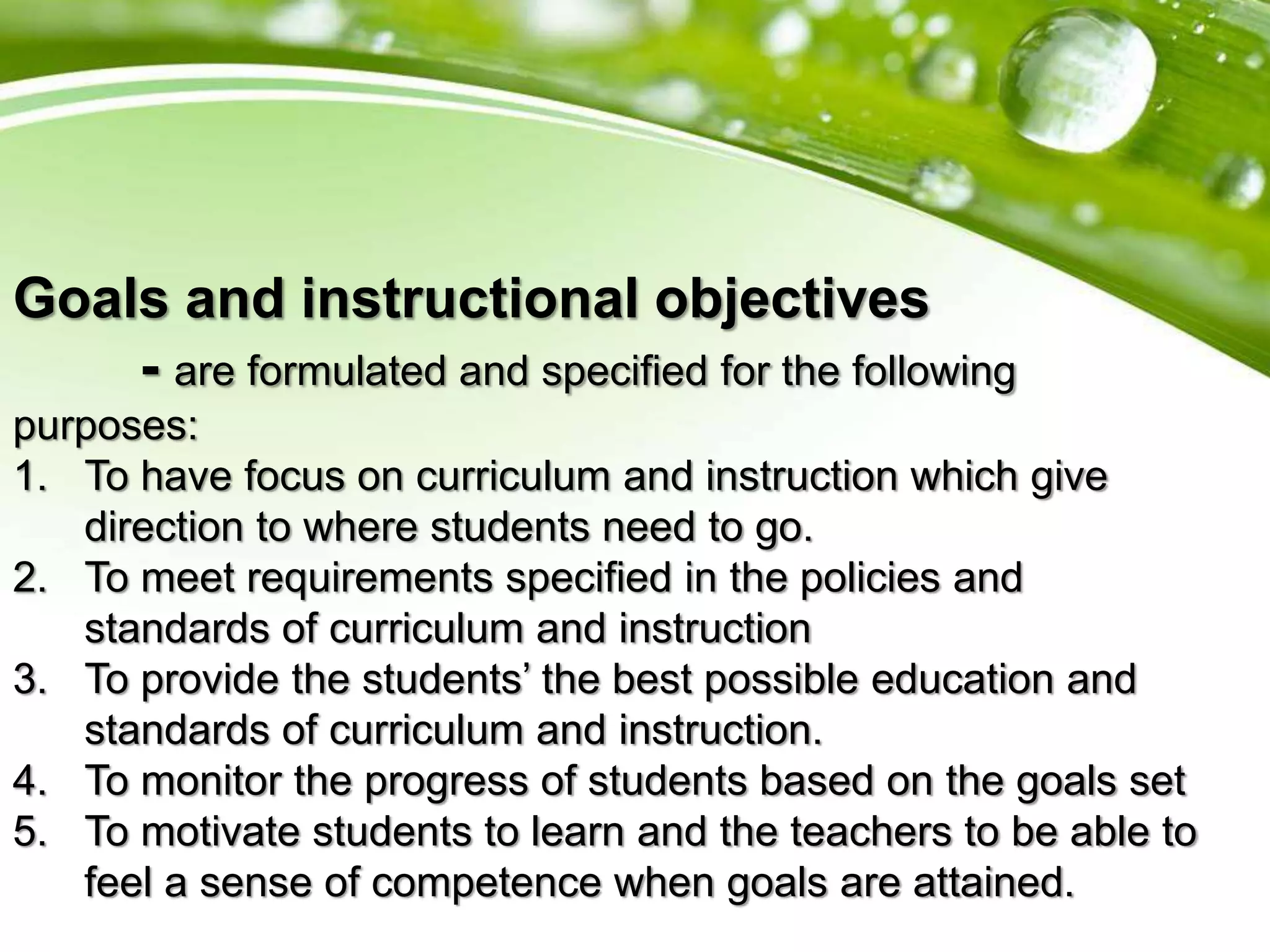 Assessing the curriculum | PPTX