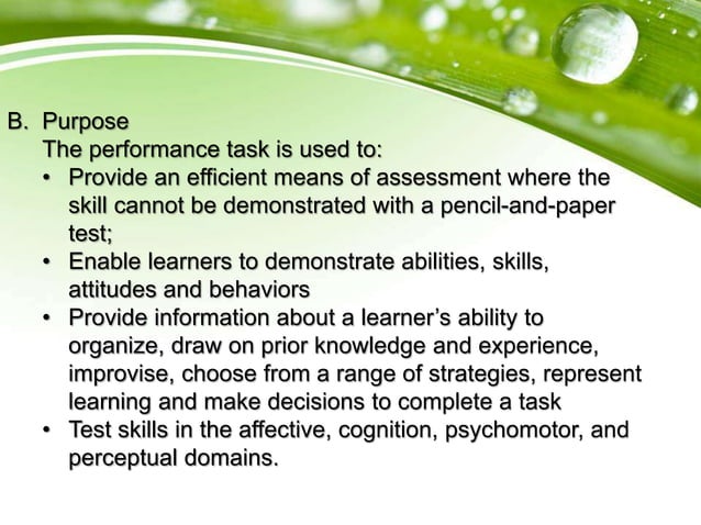 Assessing the curriculum | PPTX