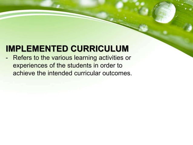 Assessing the curriculum | PPTX
