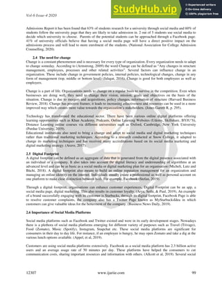 ASSESSING THE DIGITAL FOOTPRINT AND SUGGESTING SOCIAL MEDIA MARKETING ...