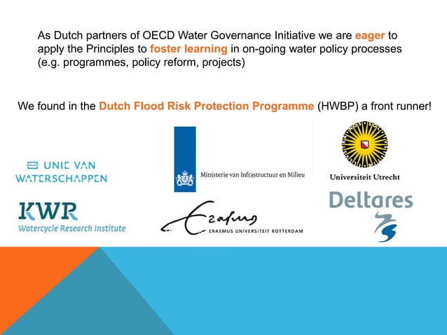 Assessing the Dutch Flood Risk and Delta programmes | PDF | Business ...