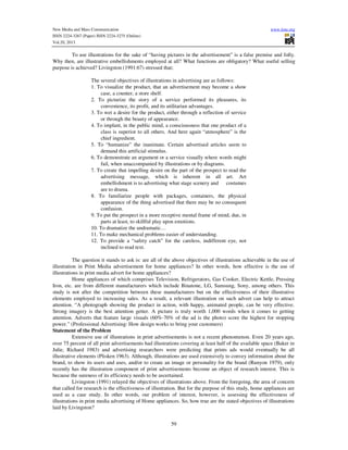 Assessing the effectiveness of illustrations in print media advert of ...