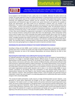 Assessing The Effectiveness Of Student Representative Councils In Open ...