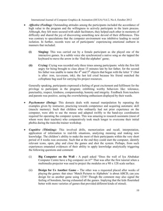 Assessing the Impact of Technological & Cultural Elements of the i-CLAP ...