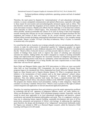 Assessing the Impact of Technological & Cultural Elements of the i-CLAP ...