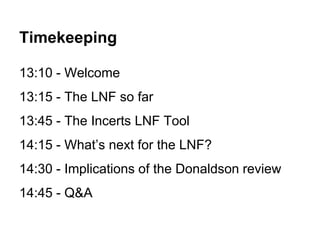 Assessing the LNF | PPTX