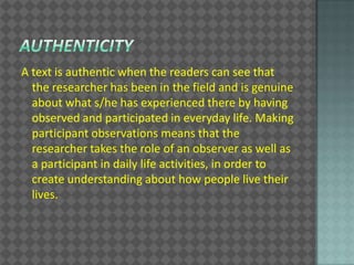 Assessing the quality of qualitative research in entrepreneurship | PPT