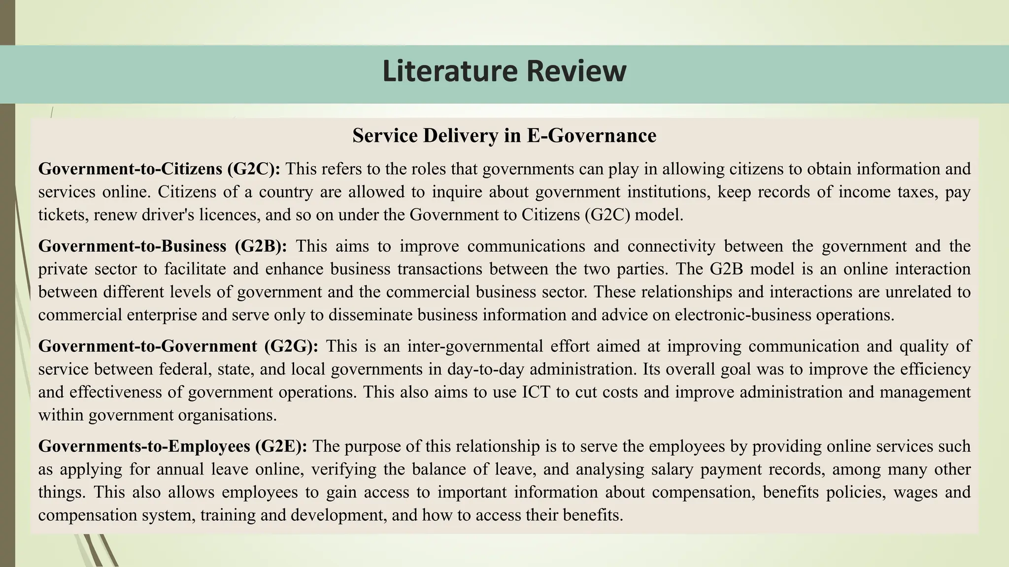 Assessing the Status and Challenges of e-Governance and e-Public ...