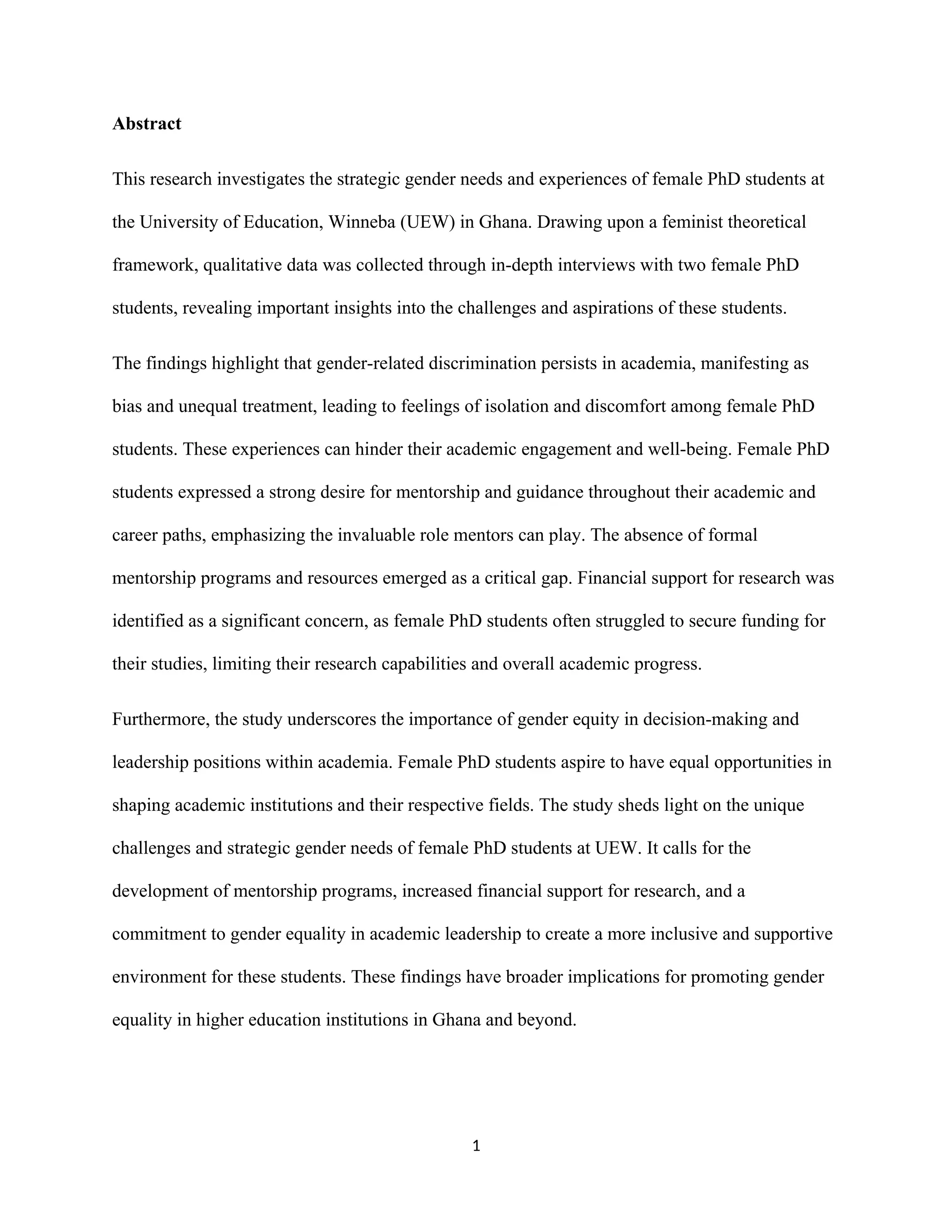 ASSESSING THE STRATEGIC GENDER NEEDS OF WOMEN IN ACADEMIA.docx