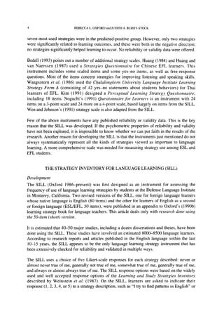 Assessing the use of language learning strategies worldwide with the ...