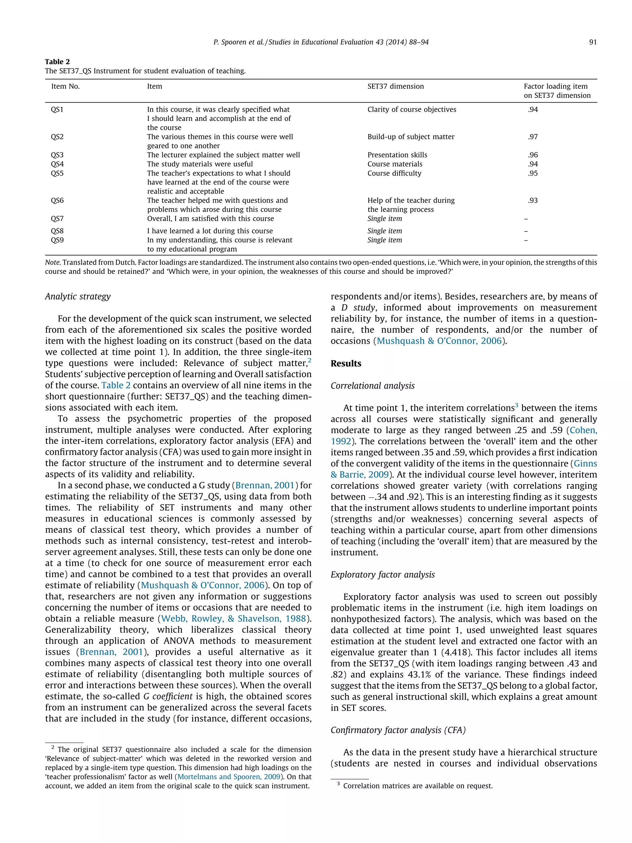 Assessing the validity and reliability | PDF