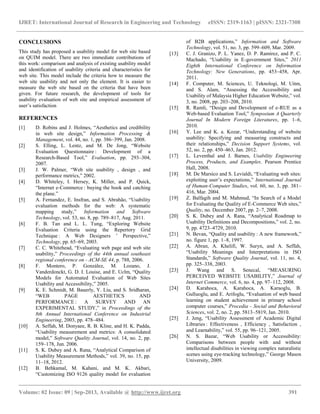 Assessing web site usability measurement | PDF