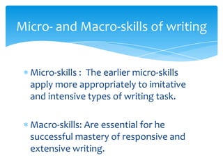 Assessing writing | PPTX