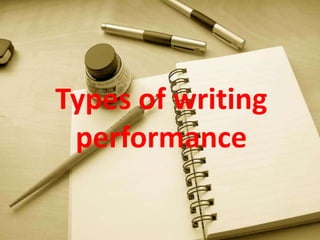 Assessing writing | PPTX