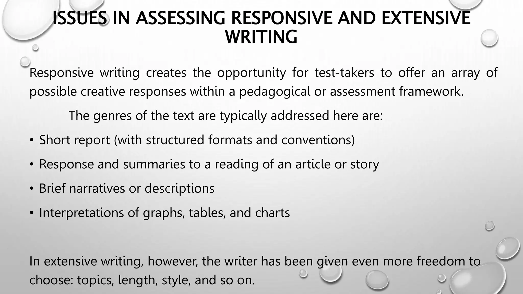 Assessing Writing | PPTX