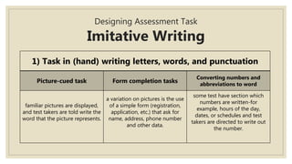 English - Assessing writing | PPTX | Educational Assessment | Education