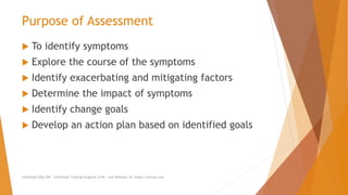 Assessment of Addiction and Mental Health Issues | PPTX