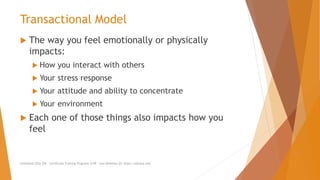 Assessment of Addiction and Mental Health Issues Using a Transactional ...