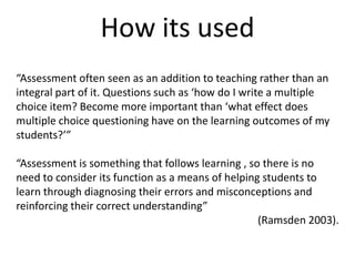 Assessment - Process | PPTX
