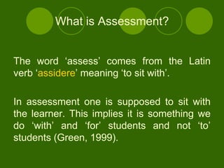Assessment | PPTX