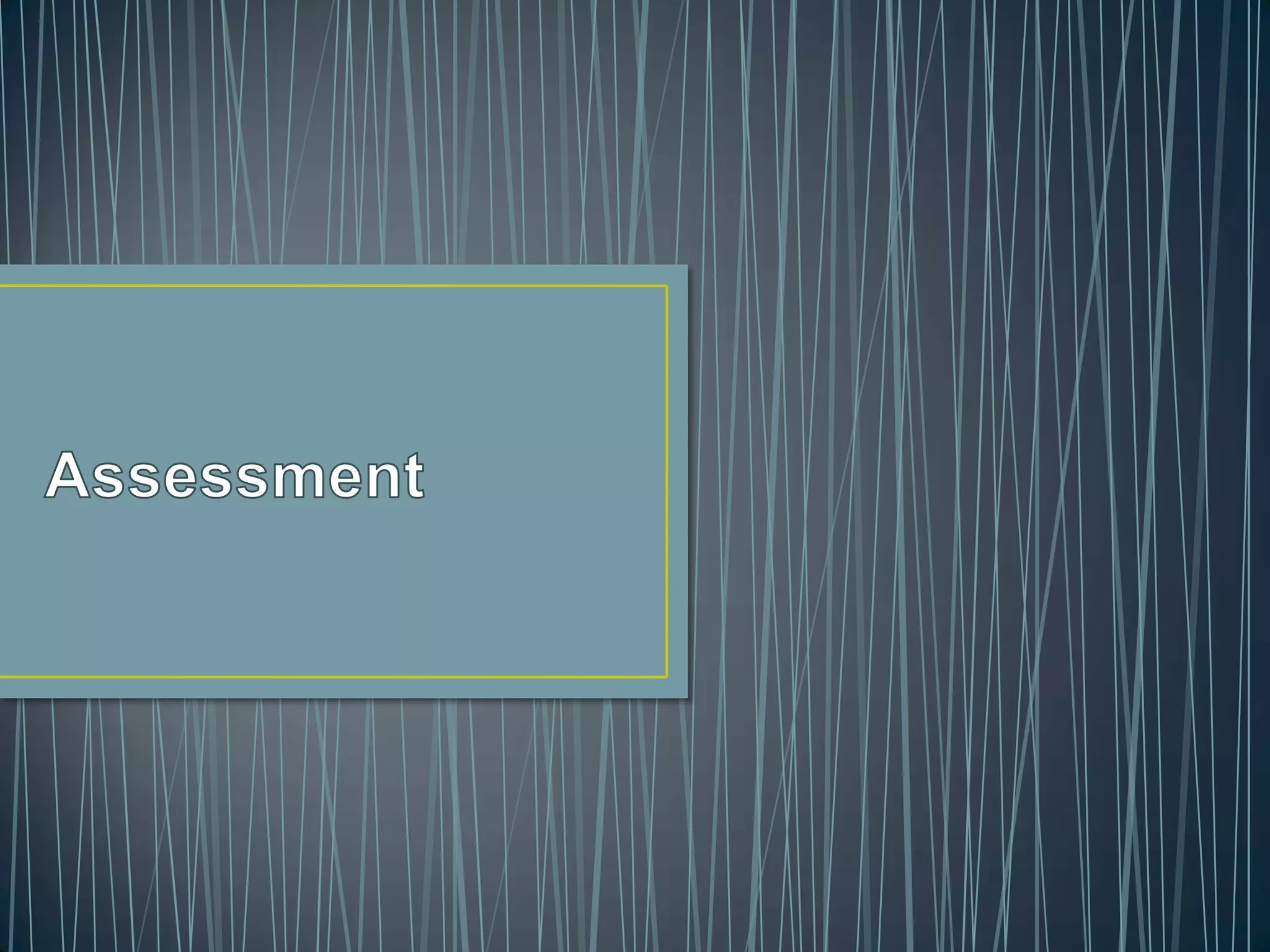 Assessment in language teaching | PPTX