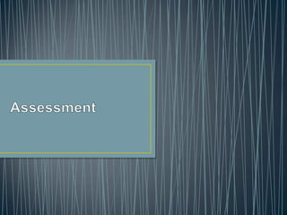 Assessment in language teaching | PPTX