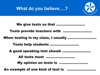 Assessment of Oral language proficiency | PPT