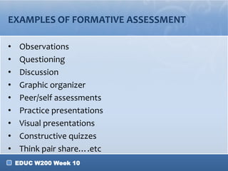 Assessment | PPTX | Educational Assessment | Education