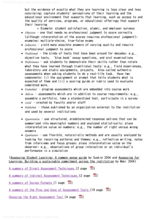 Assessment | PDF | Educational Assessment | Education