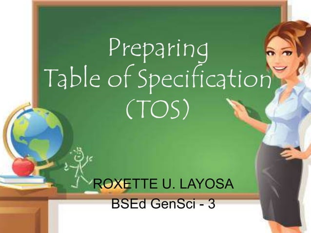 preparing a TOS | PPTX