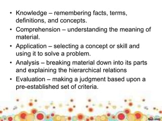 preparing a TOS | PPTX