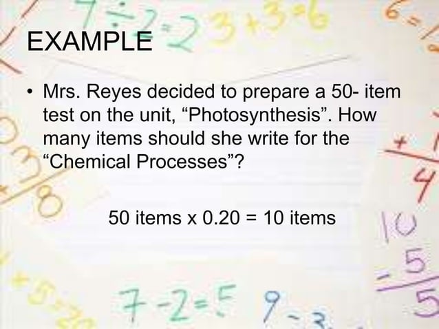 preparing a TOS | PPTX