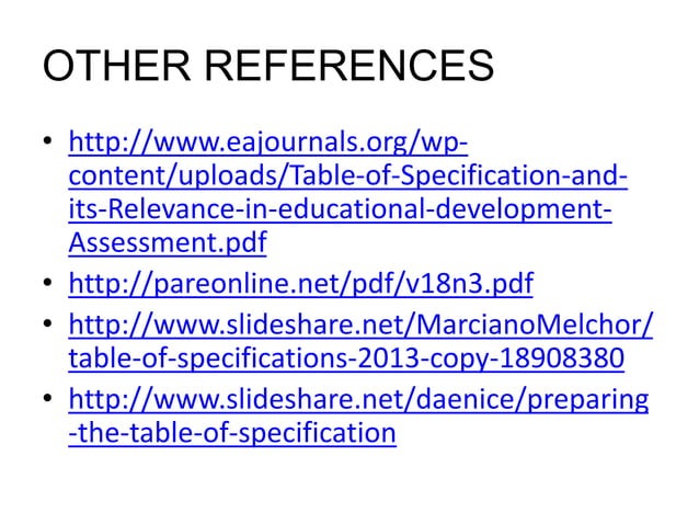 preparing a TOS | PPTX