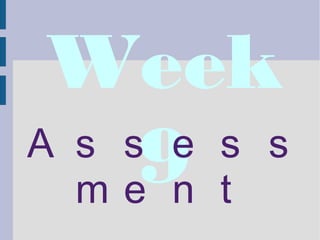 Assessment | ODP