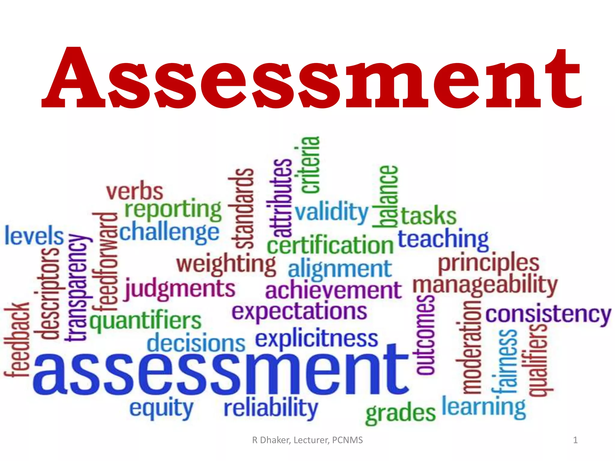 Assessment Guide | PPT