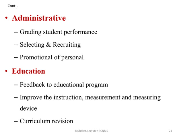 Assessment.....ppt | Educational Assessment | Education