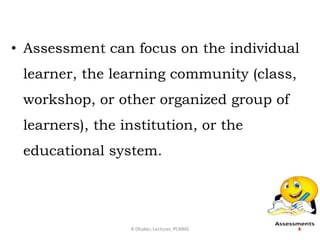 Assessment.....ppt