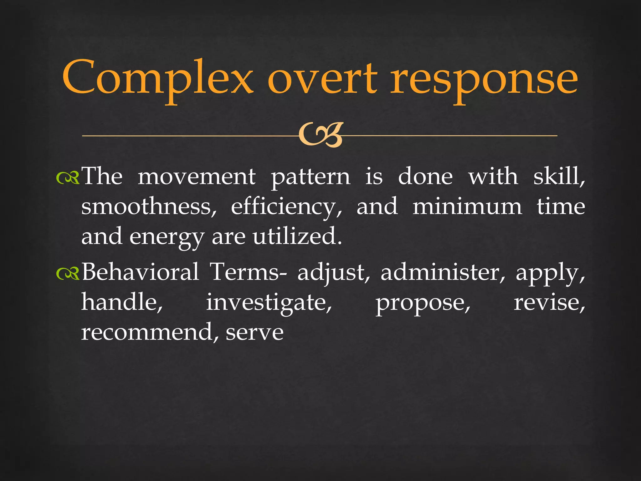 Chapter 5 Cognitive, Psychomotor and Affective Domains of Objectives as ...