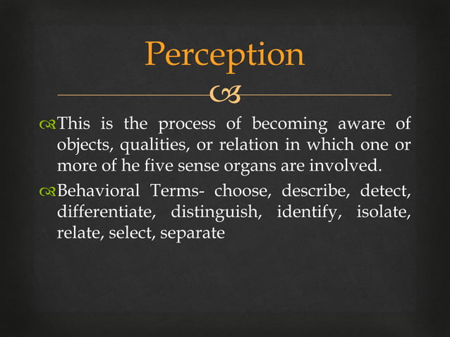 Chapter 5 Cognitive, Psychomotor and Affective Domains of Objectives as ...