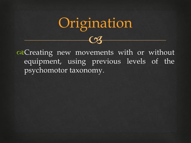 Chapter 5 Cognitive, Psychomotor and Affective Domains of Objectives as ...