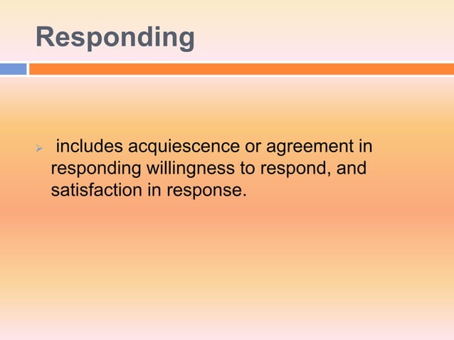 Chapter 5 Cognitive, Psychomotor and Affective Domains of Objectives as ...